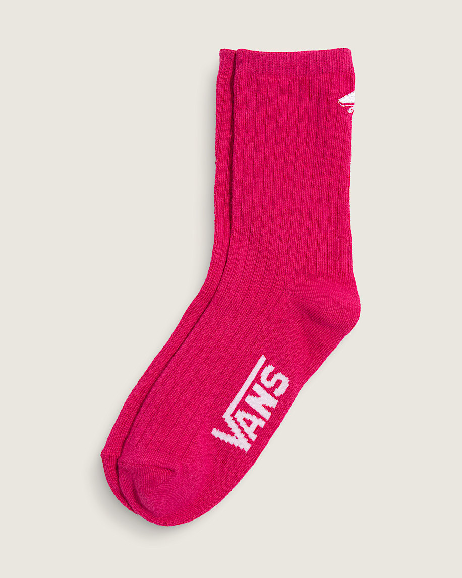 Classic Crew Socks in Cherries Jubilee Pink | Vans