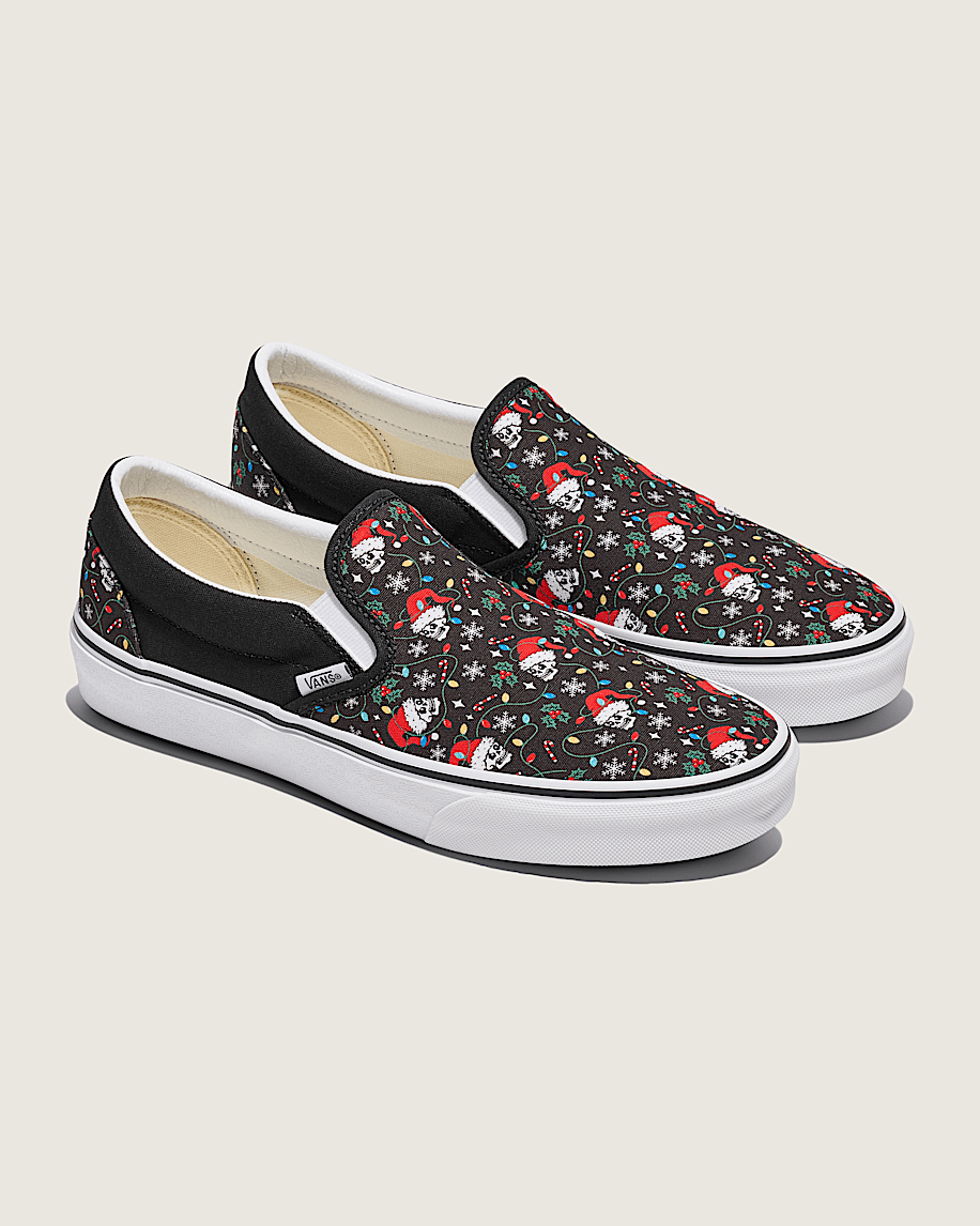 Customs Skull Santa Slip-On Shoe in Customs | Vans