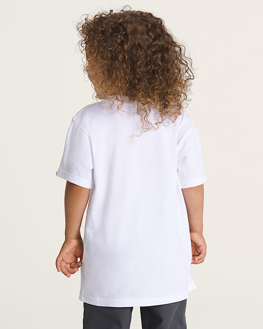 Little Kids Raccoon Banjo T-Shirt in White | Vans