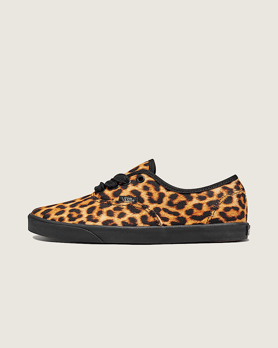Authentic Lowpro Leopard Shoe in Brown / Black | Vans