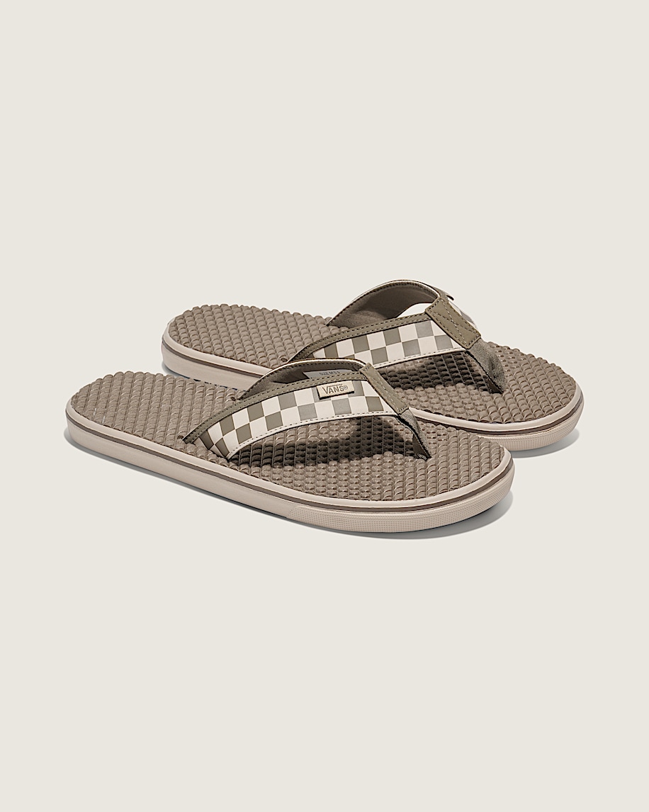 MTE La Costa Checkerboard Lite Sandal in Bungee Cord Brown | Vans