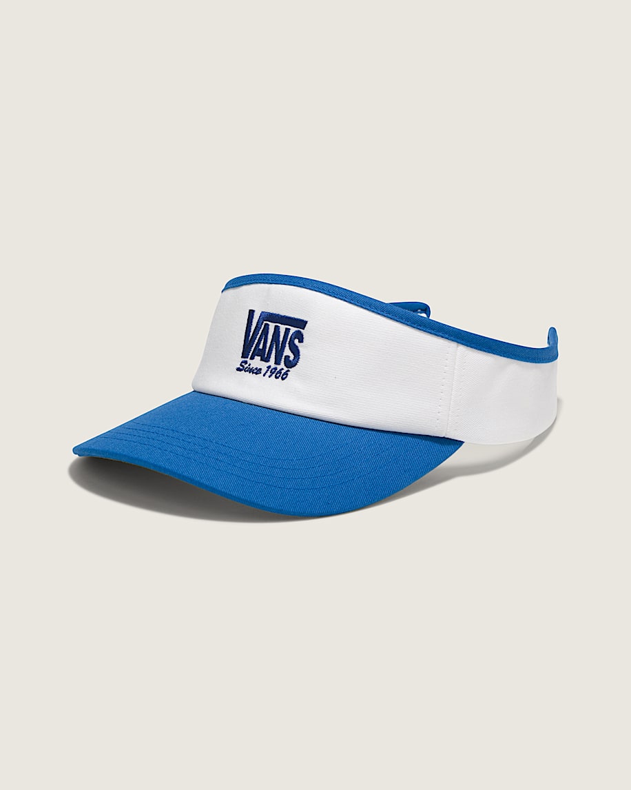 Edgeview Visor en White / True Blue | Vans CA