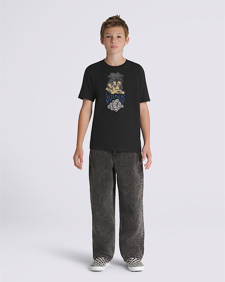 Kids Drop Off T-Shirt in Black | Vans
