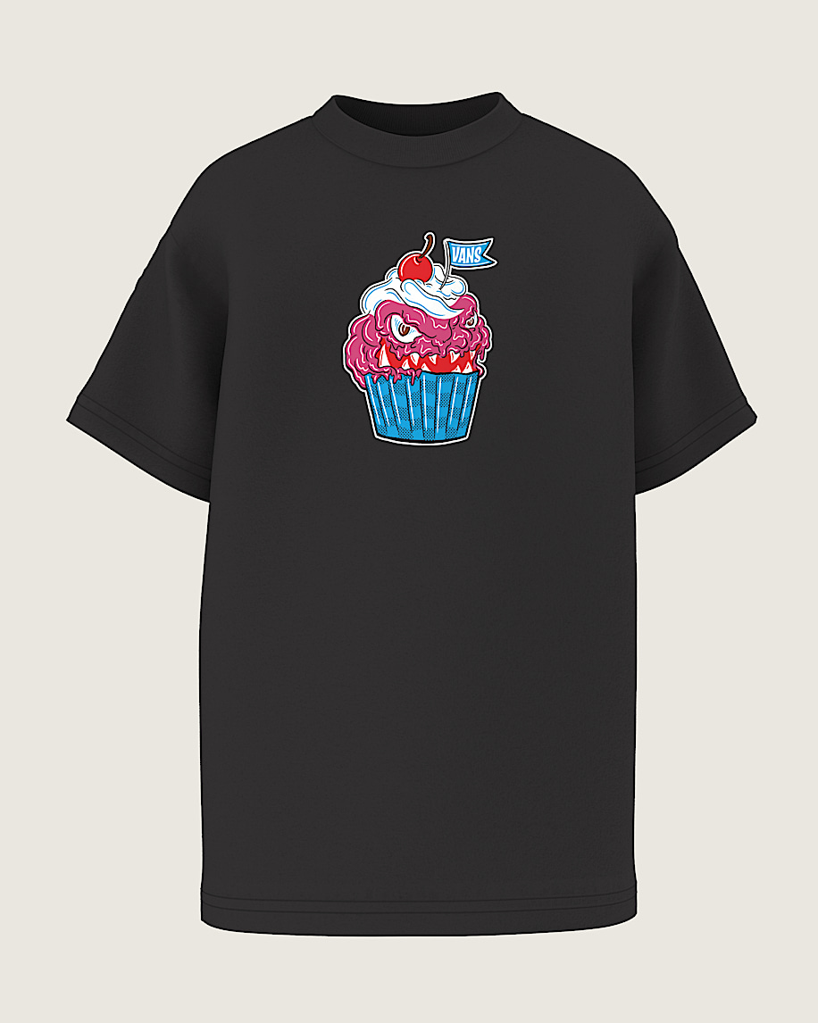 Little Kids Snack Attack T-Shirt in Black | Vans