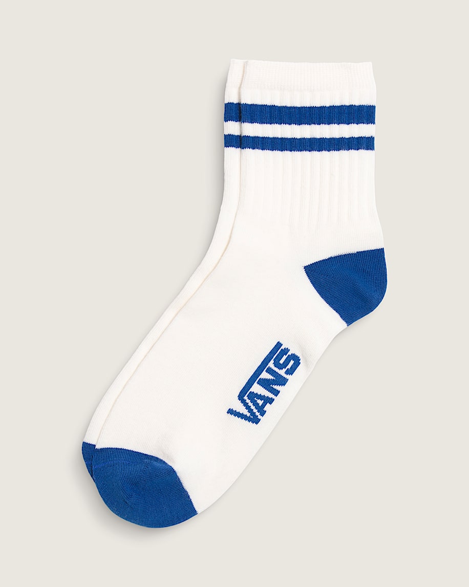 Bregman Half Crew Socks in White / True Blue | Vans