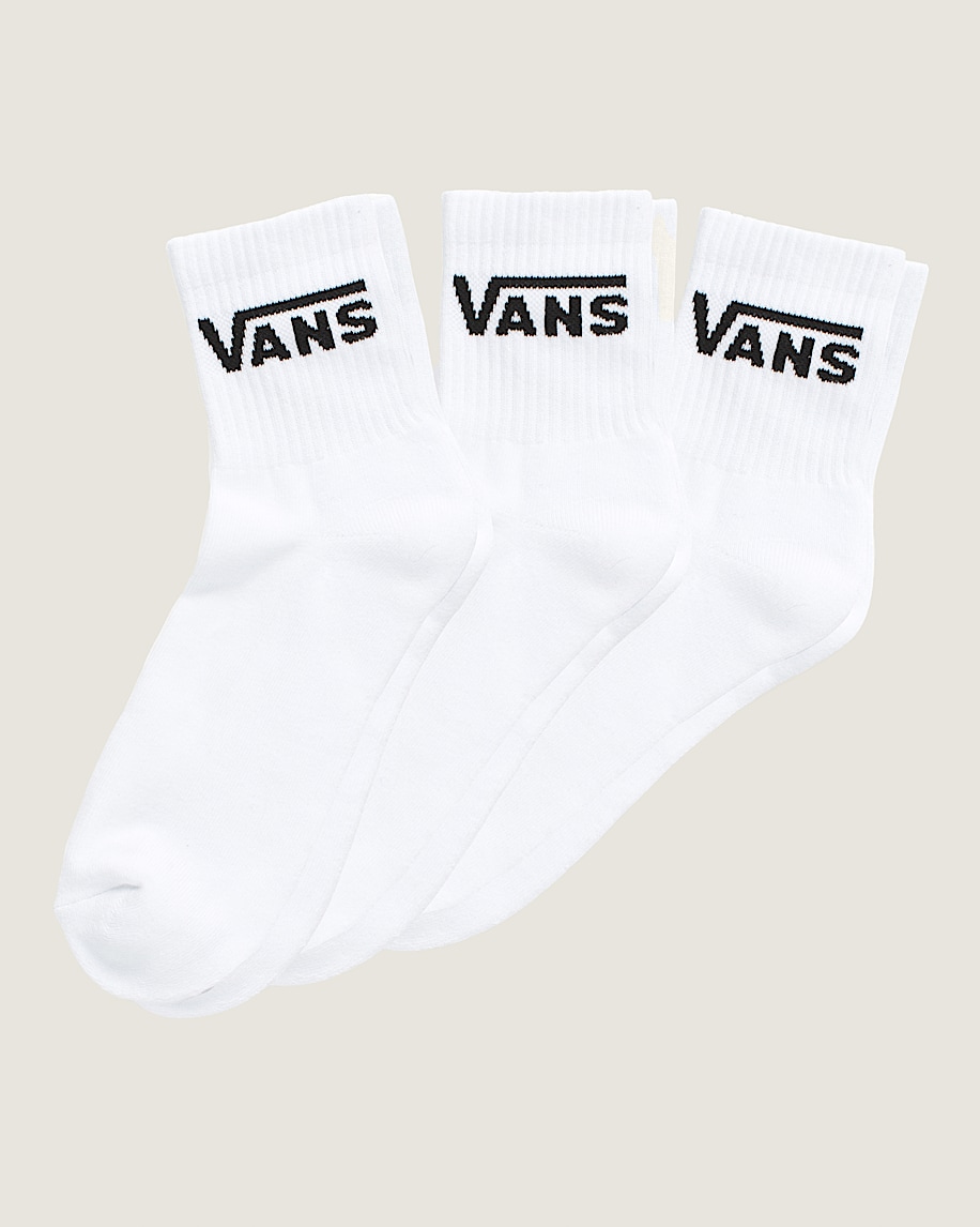 Kids Classic Half Crew Socks in White | Vans Kids Classic Half Crew Socks in White | Vans