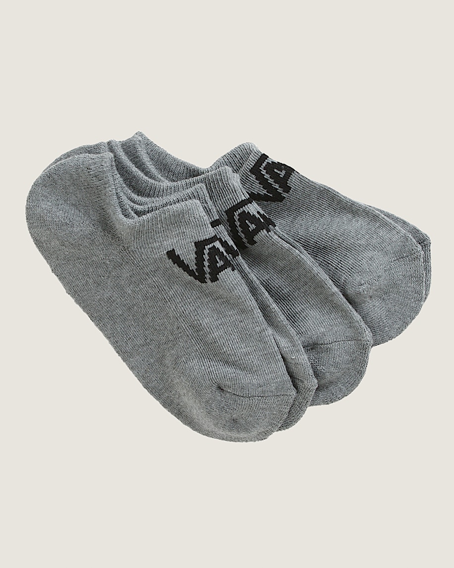 Kids Classic Kick Socks 3-Pack en Heather Grey | Vans CA