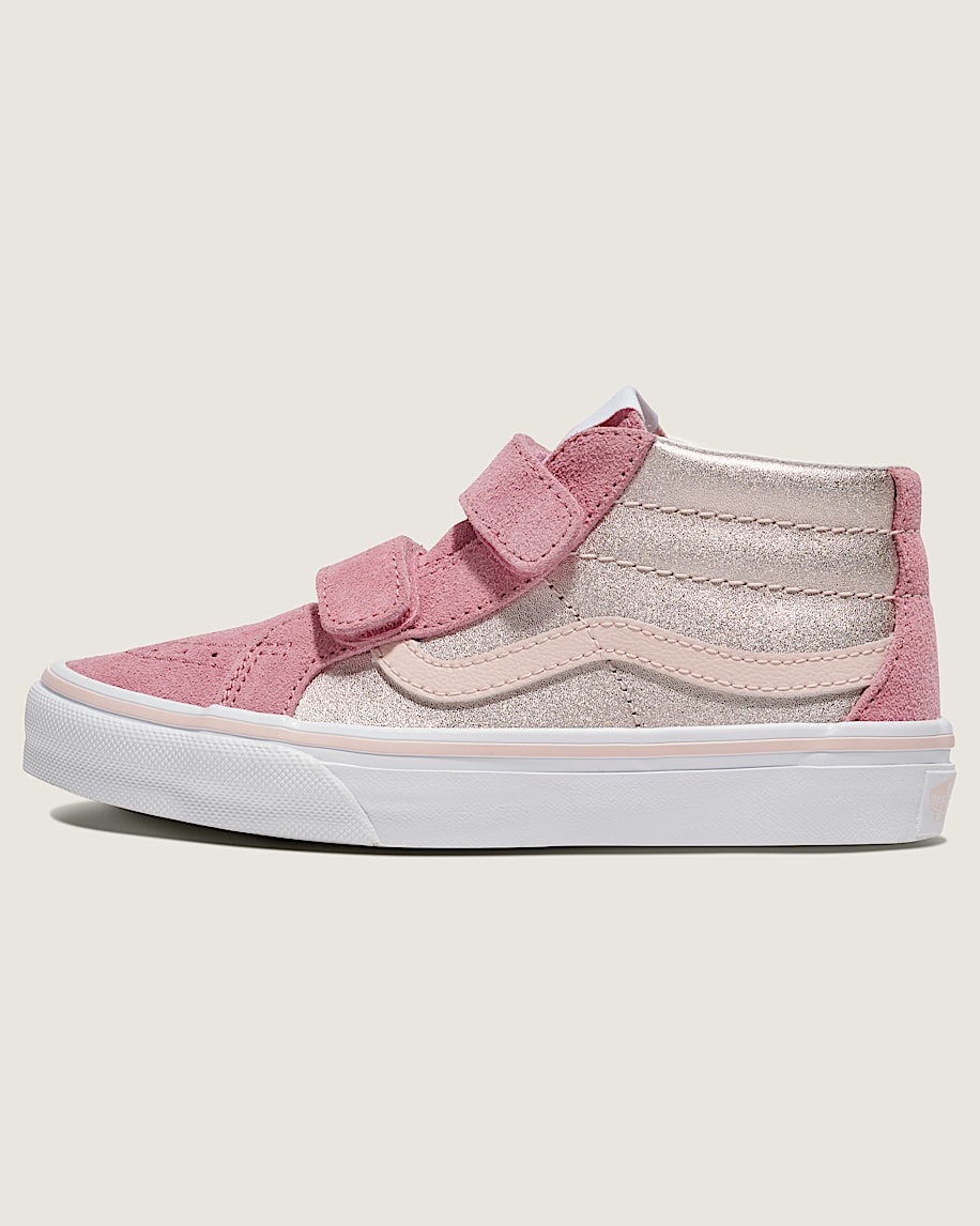 Kids Sk8-Mid V Shoe in Metallic Pink| Vans US Kids Sk8-Mid V Shoe in Metallic Pink| Vans US