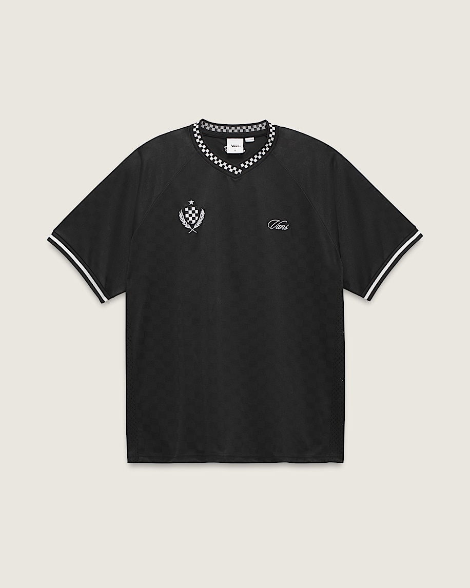Premium Hooligan Field Short Sleeve Jersey in Black | Vans