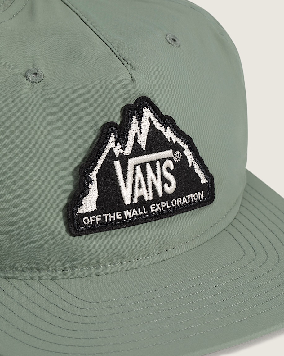 Crestline Snapback Hat in Grey Mint Green | Vans