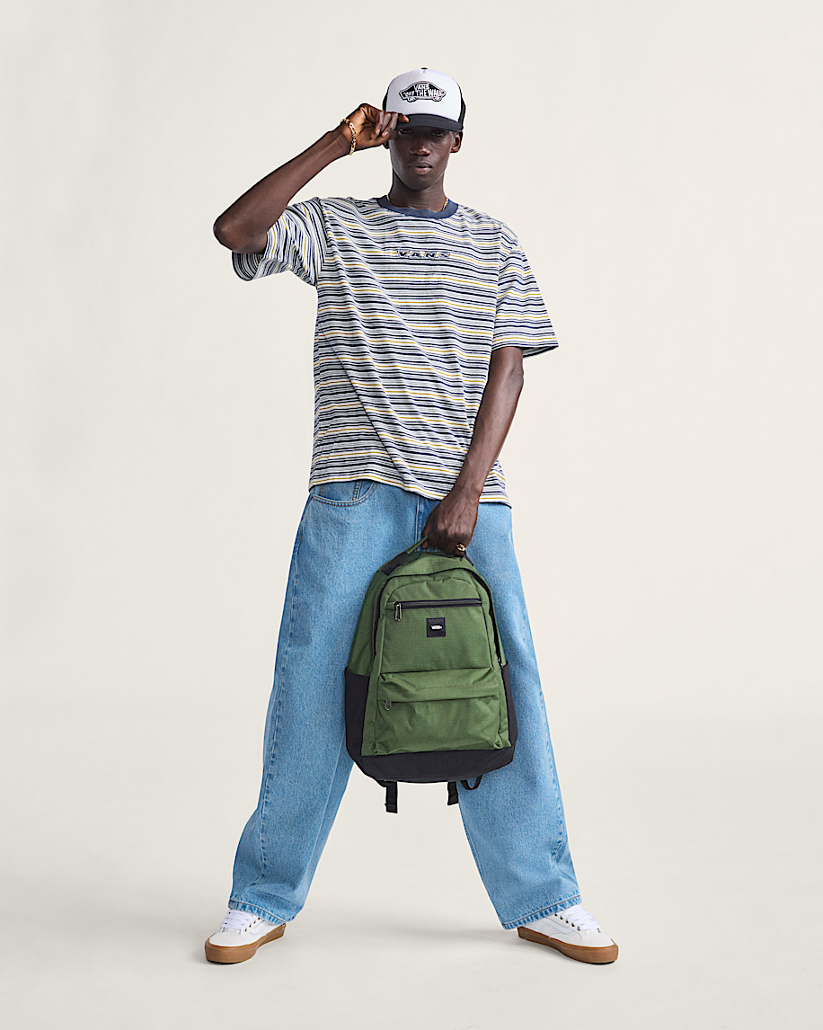 Cameron Stripe Shirt in Blue / Marshmallow White | Vans