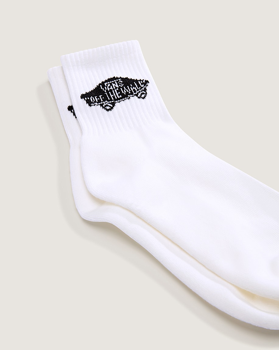 Vans Classic Half Crew Socks in White | Vans
