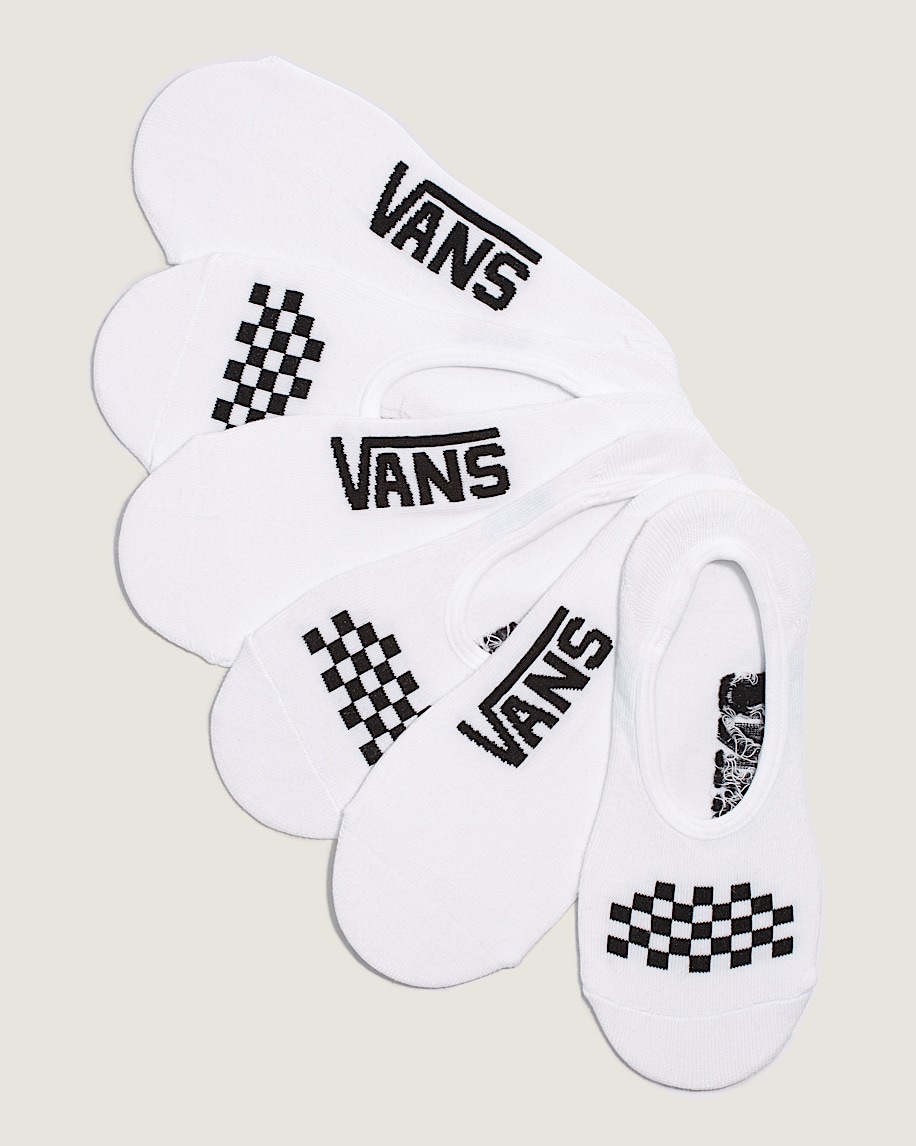 Classic Canoodle Socks 3-Pack in White / Black | Vans