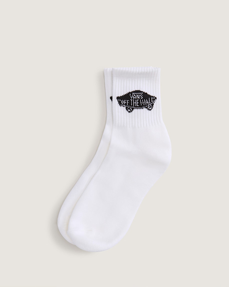 Vans Classic Half Crew Socks in White | Vans
