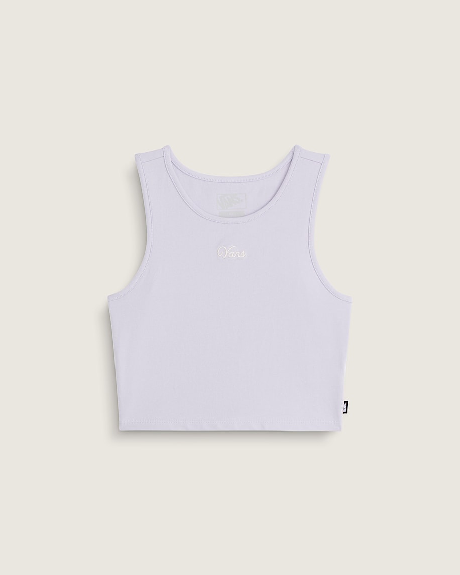 Vans Script Tank Top in Lilac Mist Purple | Vans