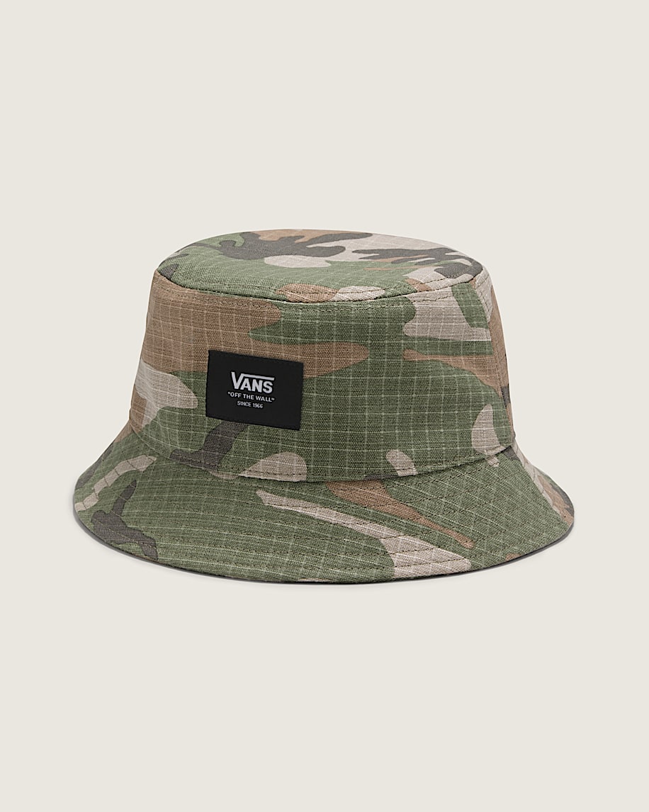 Vans Patch Bucket Hat in Vintage Camo Brown / Green | Vans