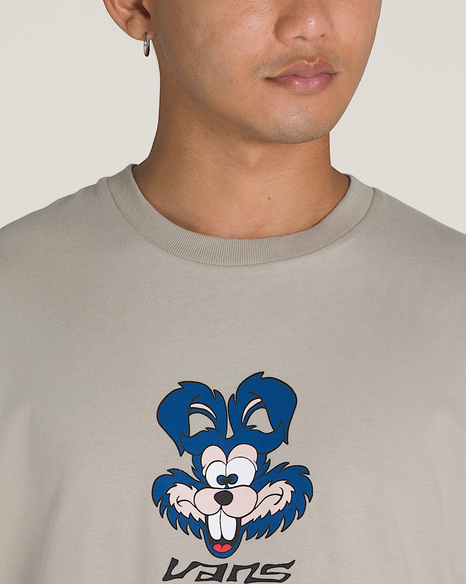 Toon Face T-Shirt in London Fog Grey | Vans