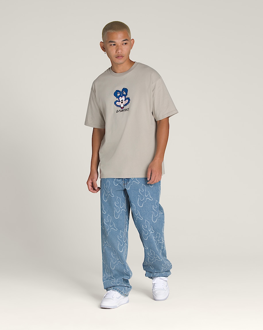 Toon Face T-Shirt in London Fog Grey | Vans