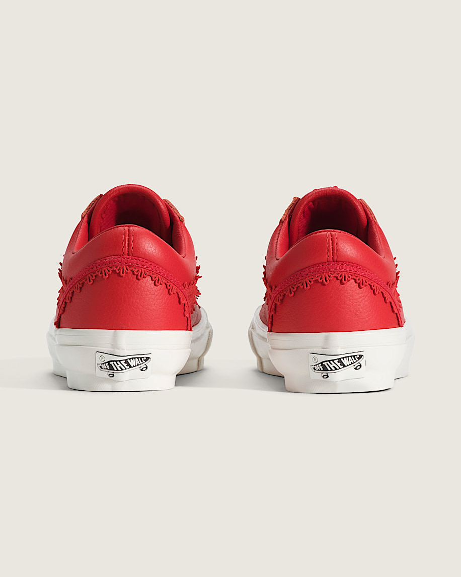 Premium Old Skool Shoe en Racing Red | Vans CA